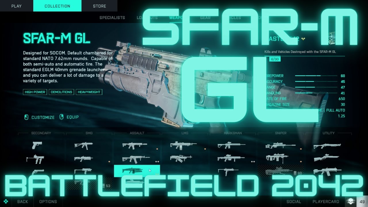 SFAR-M GL BATTLEFIELD 2042!! THIS GUN IS INSANE!! - YouTube
