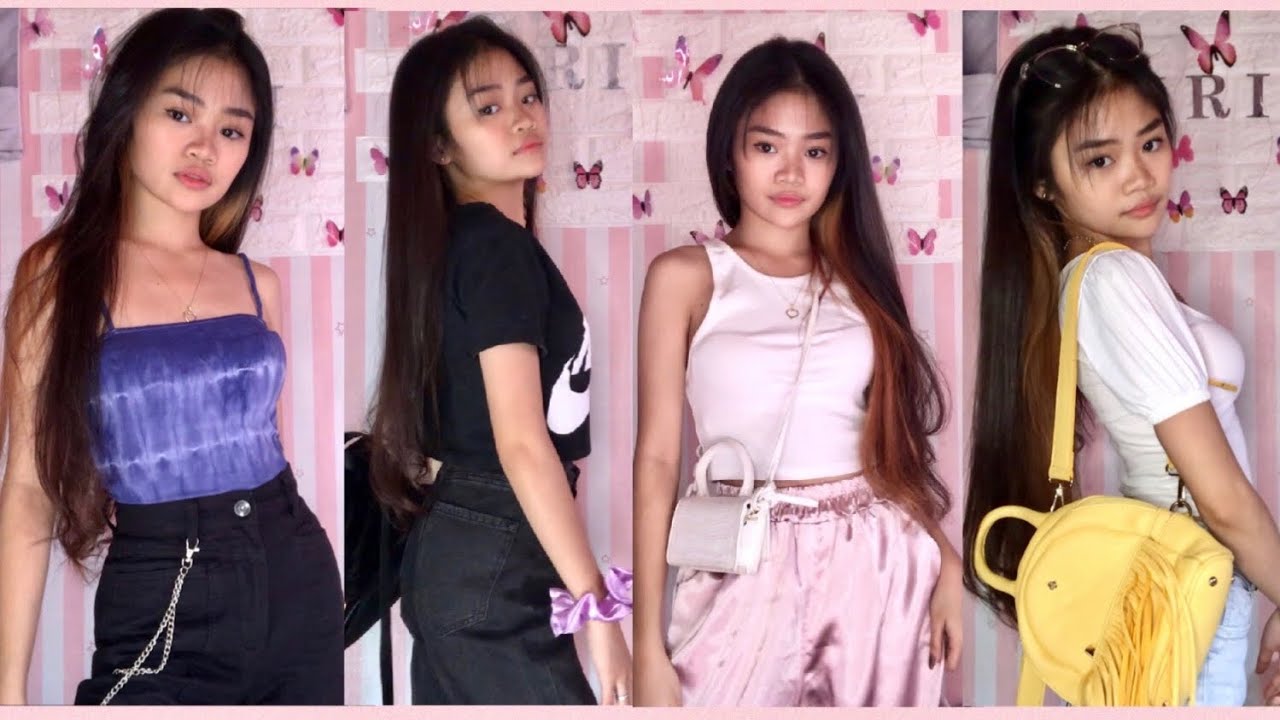 Basic Trendy Outfit Ideas| Krishia Diaz - YouTube