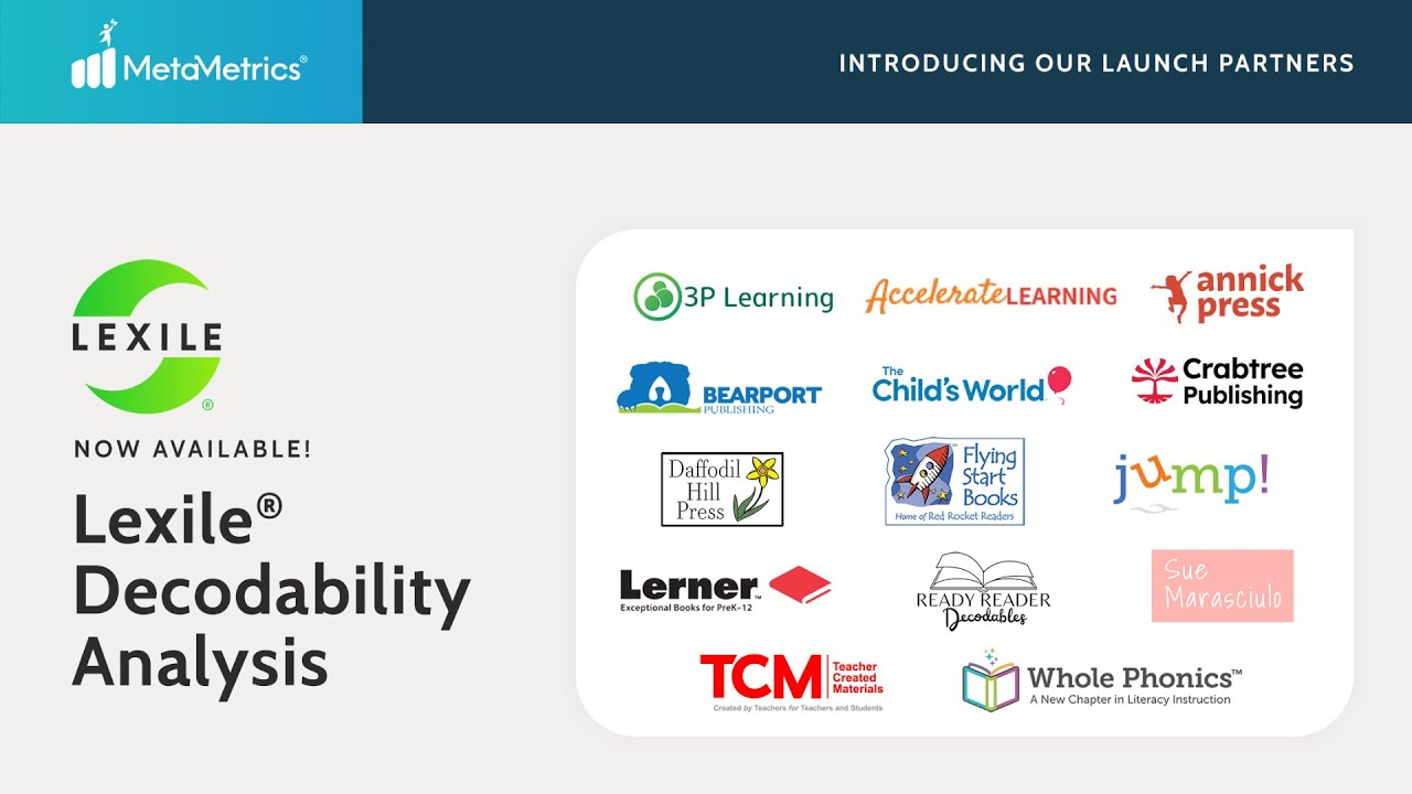 MetaMetrics Launches Groundbreaking Analysis of Decodable Books for ...