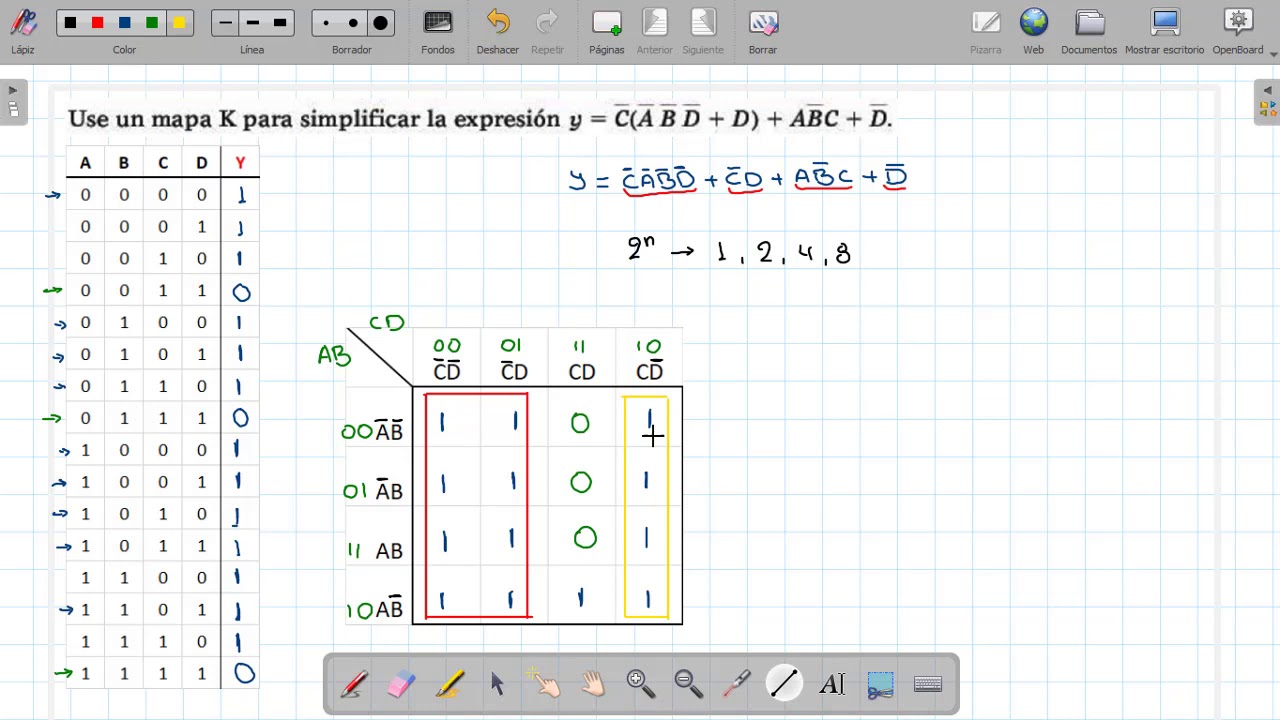 Simplificación por Mapa de Karnaugh - YouTube