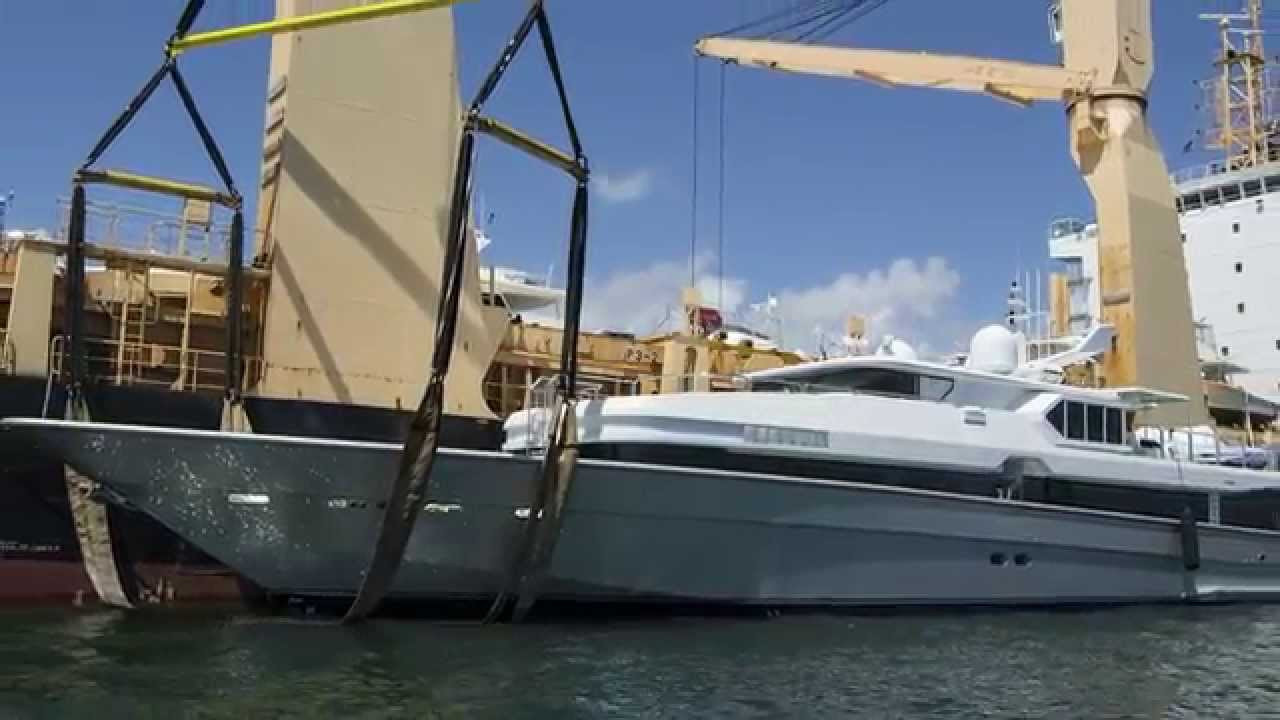 United Yacht Transport - Spring Vessel Loading - YouTube