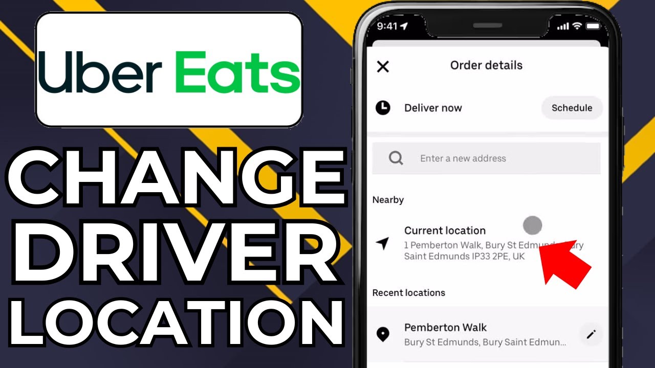 HOW TO CHANGE UBER EATS DRIVER LOCATION (2026) - YouTube