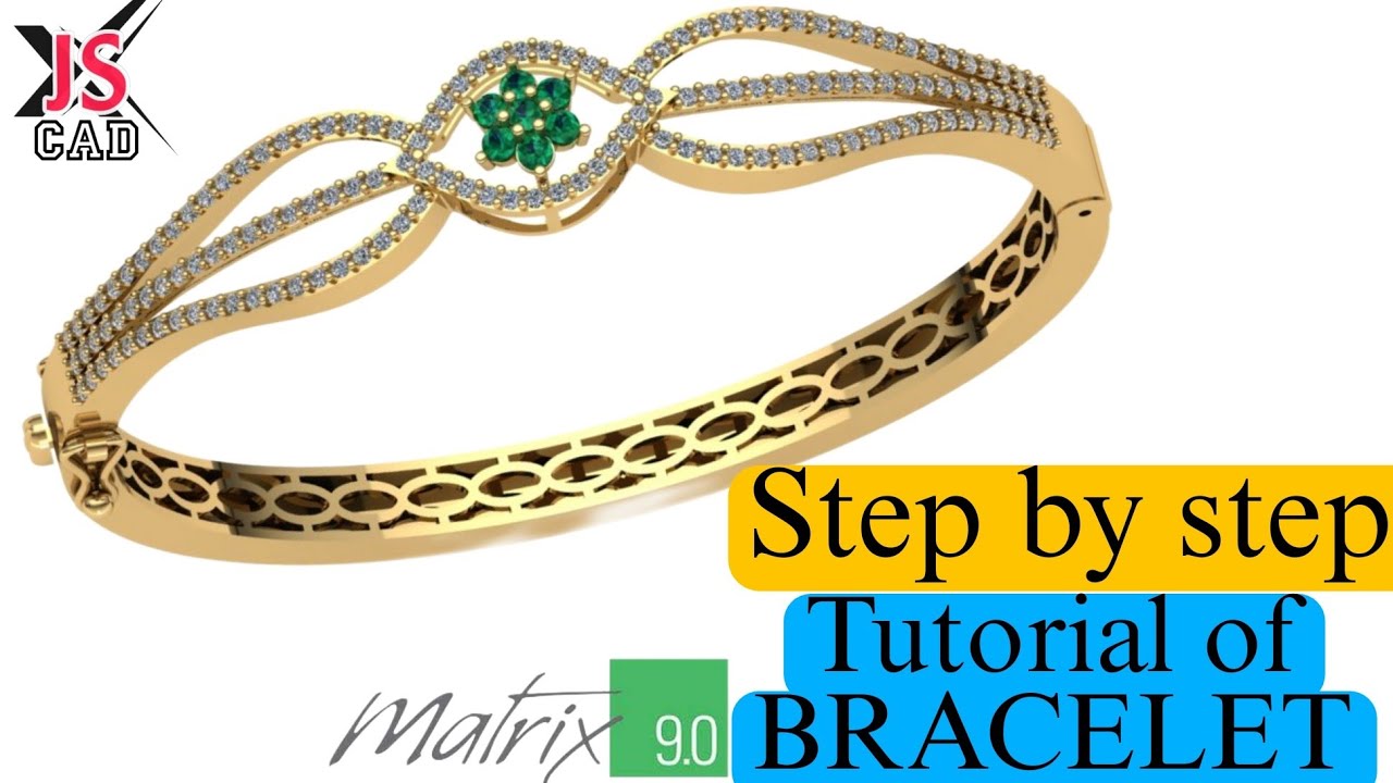 Bracelet tutorial step by step ll how to make jeweley Bracelet 3D ...