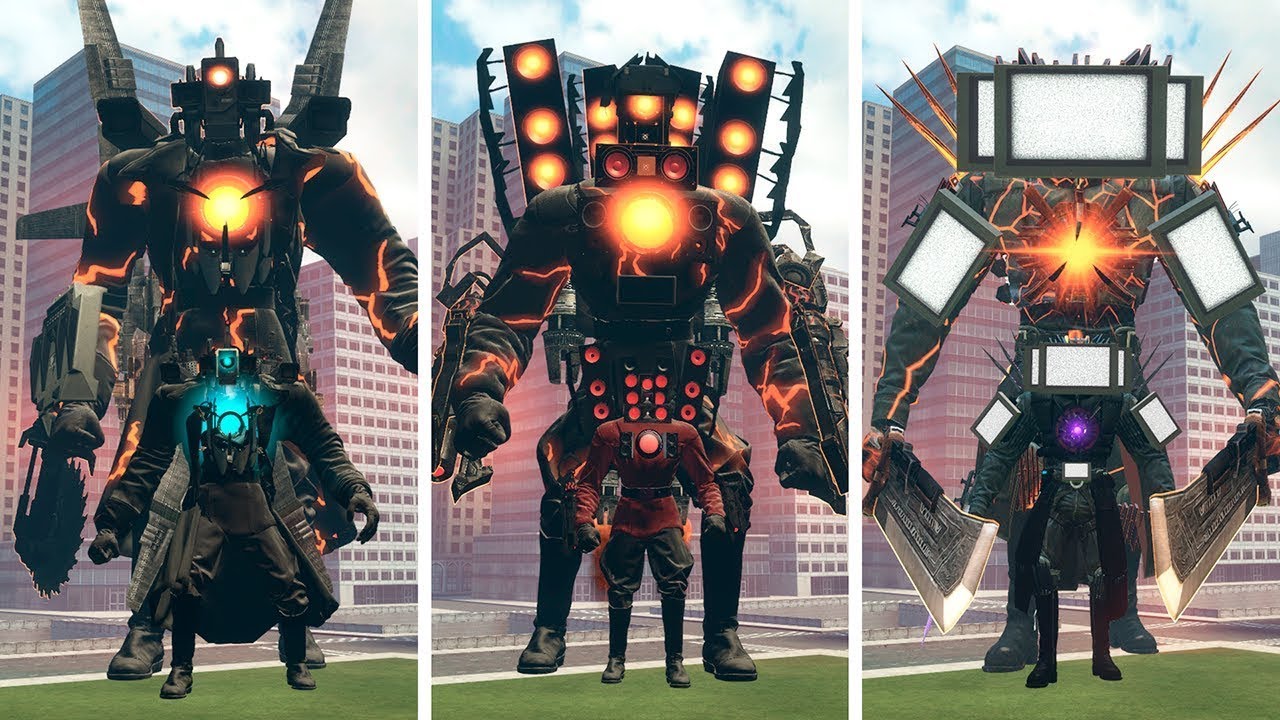 EVOLUTION OF ENERGIZED CAMERAMAN, SPEAKERMAN AND TV MAN in Garry's Mod ...