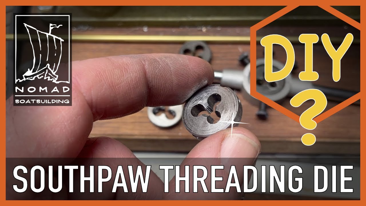 Trying to make a left hand threading die - YouTube