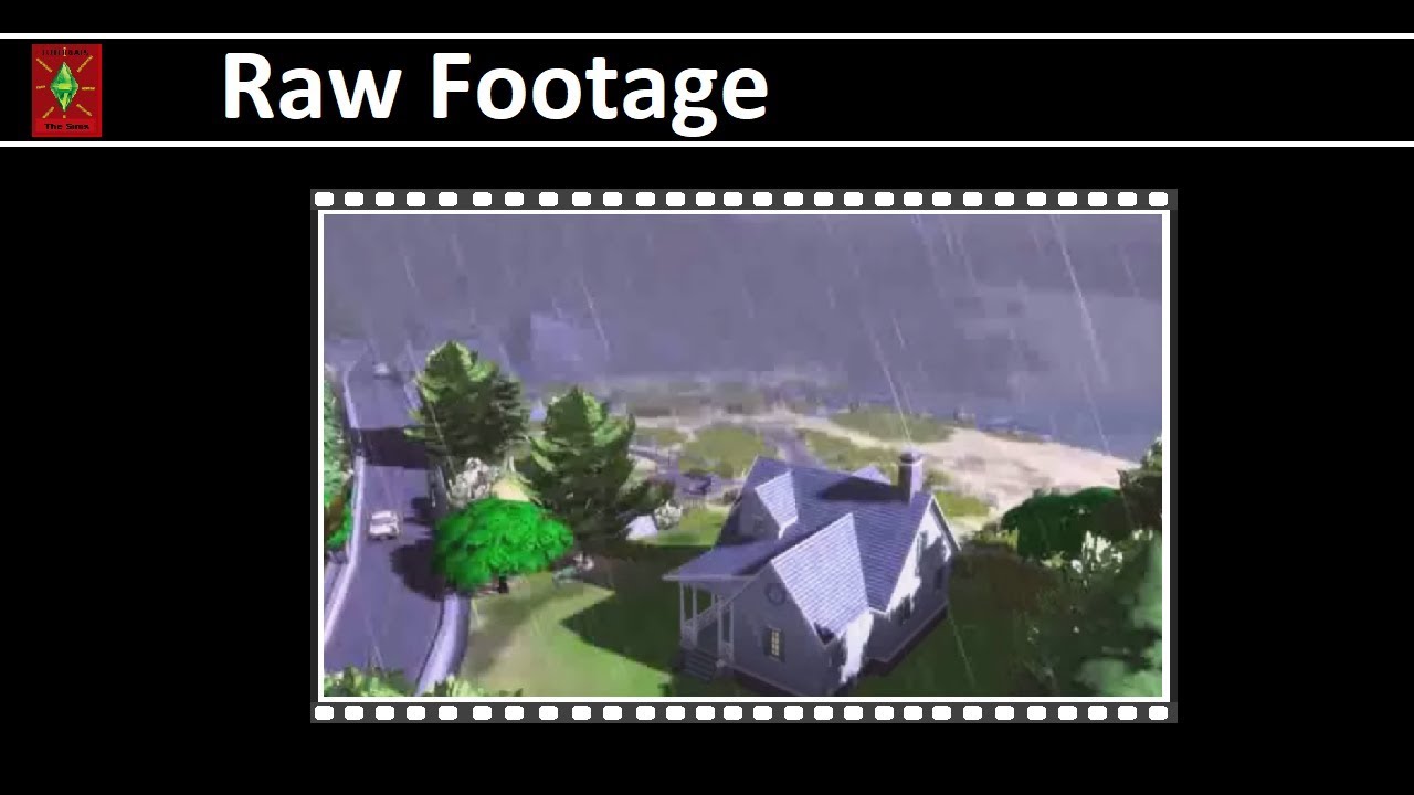 Raw footage: Dangerous/extreme weather in The Sims 4 - YouTube