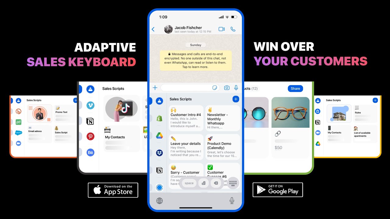Adaptive Sales Keyboard - YouTube