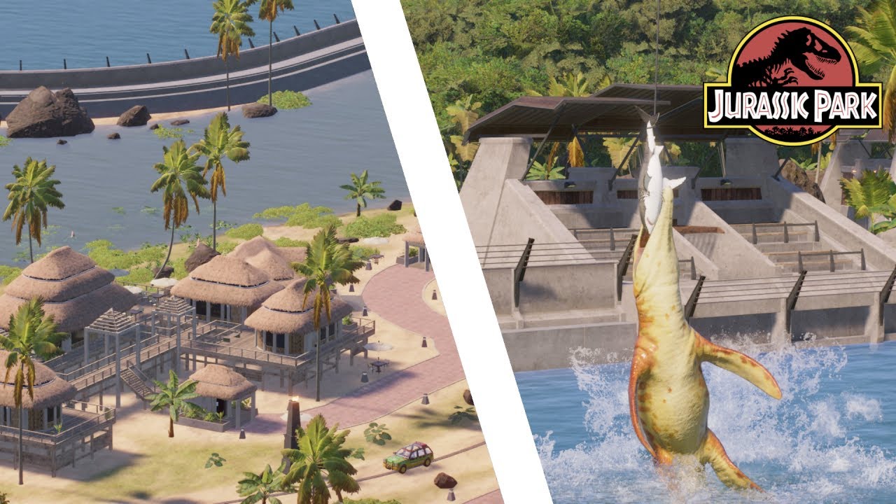 Resort & Lagoon Show | Jurassic World Evolution 2 | Jurassic Park 4/4 ...