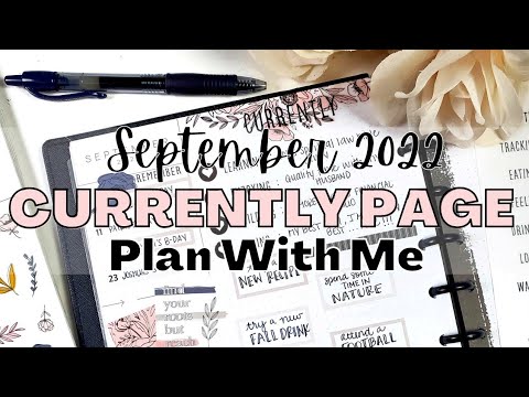 How to get the most out of your CURRENTLY page| Happy Planner Plan With ...