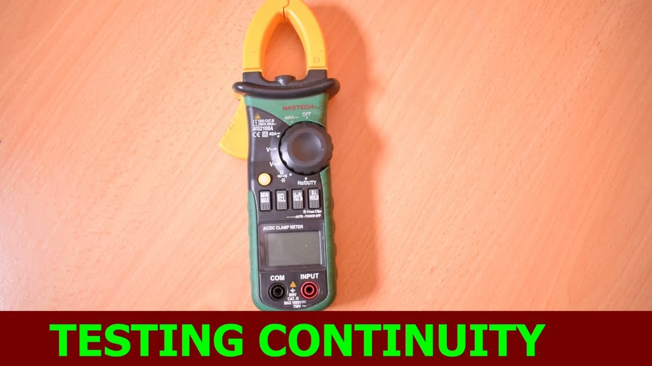 How to check continuity with multmeter|mult-meter|ELECTRECA - YouTube