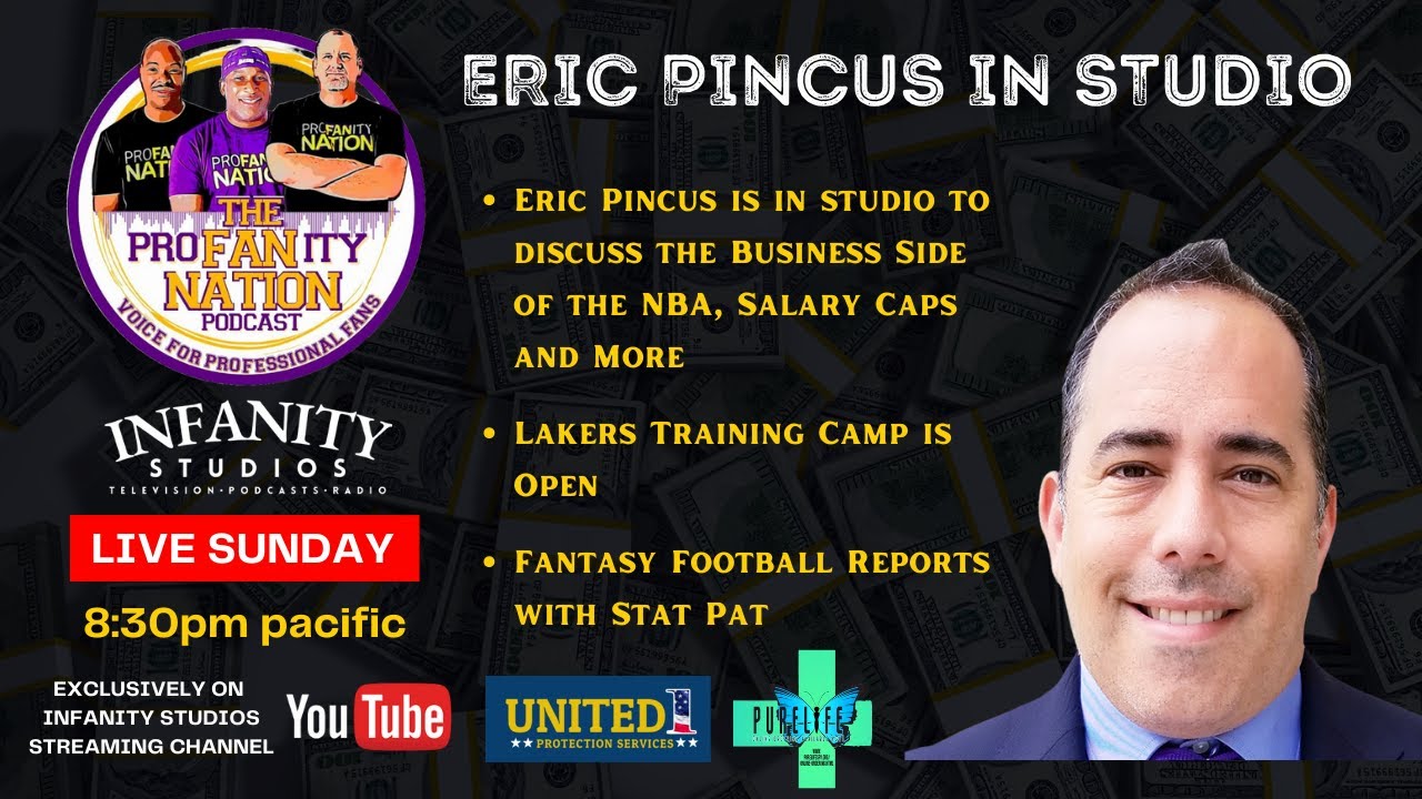 Eric Pincus is in Studio | NBA Business as Usual? | Fantasy Football ...