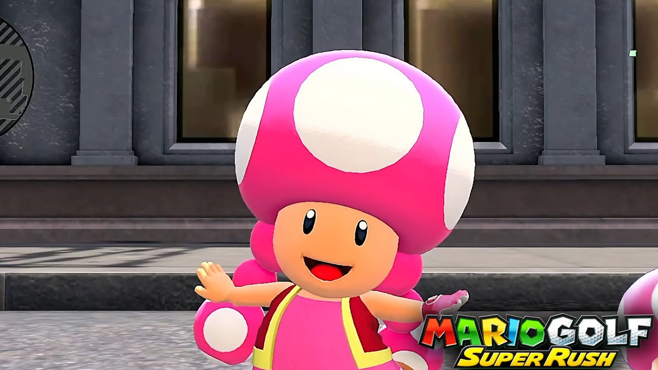 Mario Golf Super Rush Toadette vs Toad vs Pauline vs Rosalina in New ...