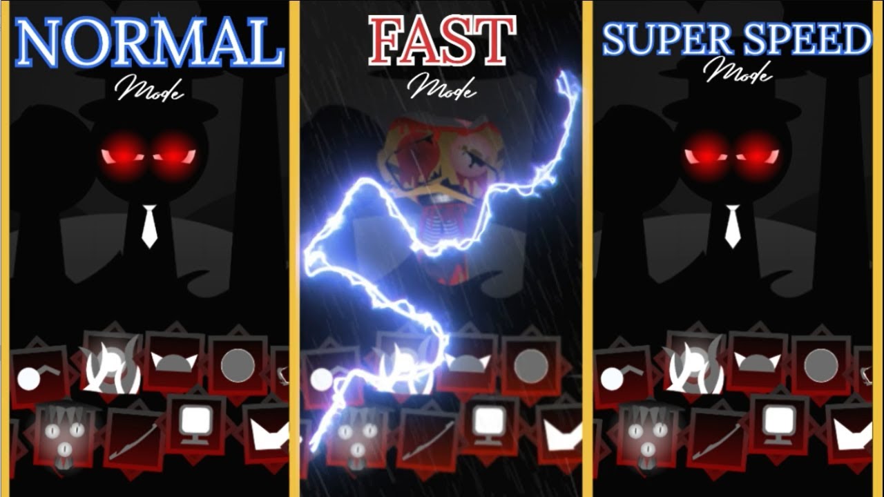 Sprunki Phase 6 Definitive (Normal vs Fast vs Super Speed version ...