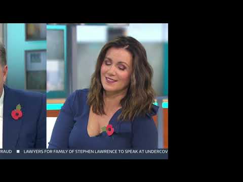 Susanna Reid - Low Cut Tight Style Dress - 10th Nov 2020