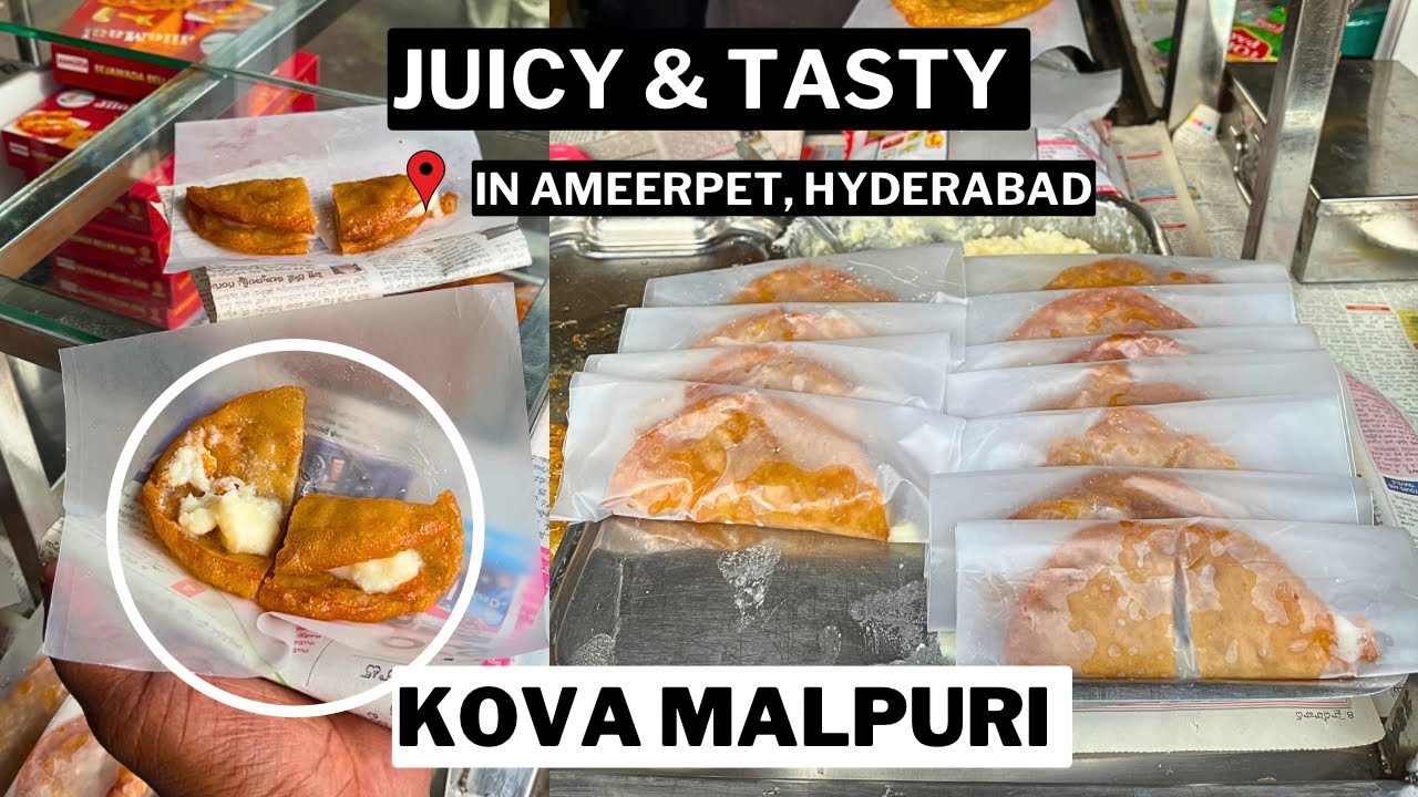 Famous Kova Malpuri now in Hyderabad | Ameerpet #streetfood # ...
