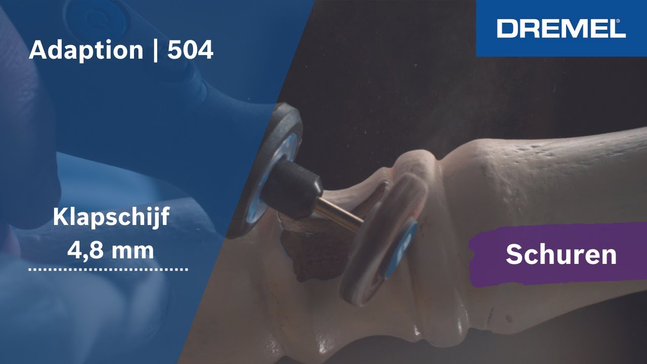 Dremel 504, Klapschijf lamellen schuurmop korrel 80 werkhoogte 4,8 ...