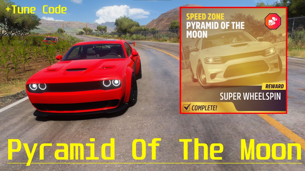 Pyramid Of The Moon Speed Zone + Tune Code | Forza Horizon 5 - YouTube