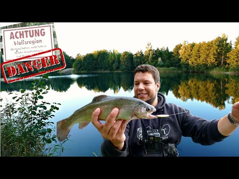 Großer Baggersee - mit Inline Spoons / Durchlaufblinker auf Herbst ...