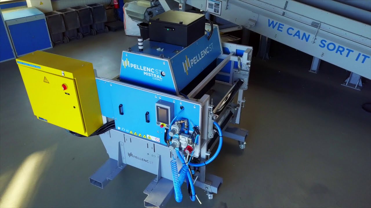 Pellenc ST Mistral Compact : The Most Compact Optical Sorter - YouTube