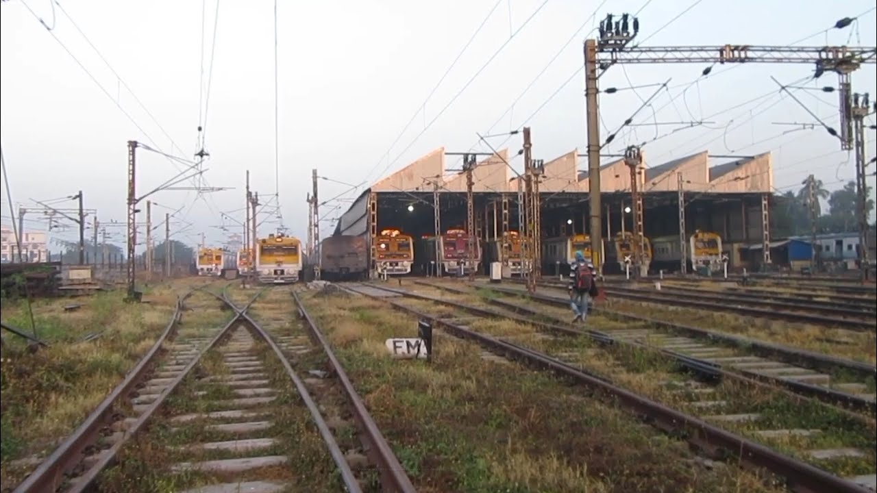 First local train(SER Suburban Railway)departure Kharagpur | Overtake ...