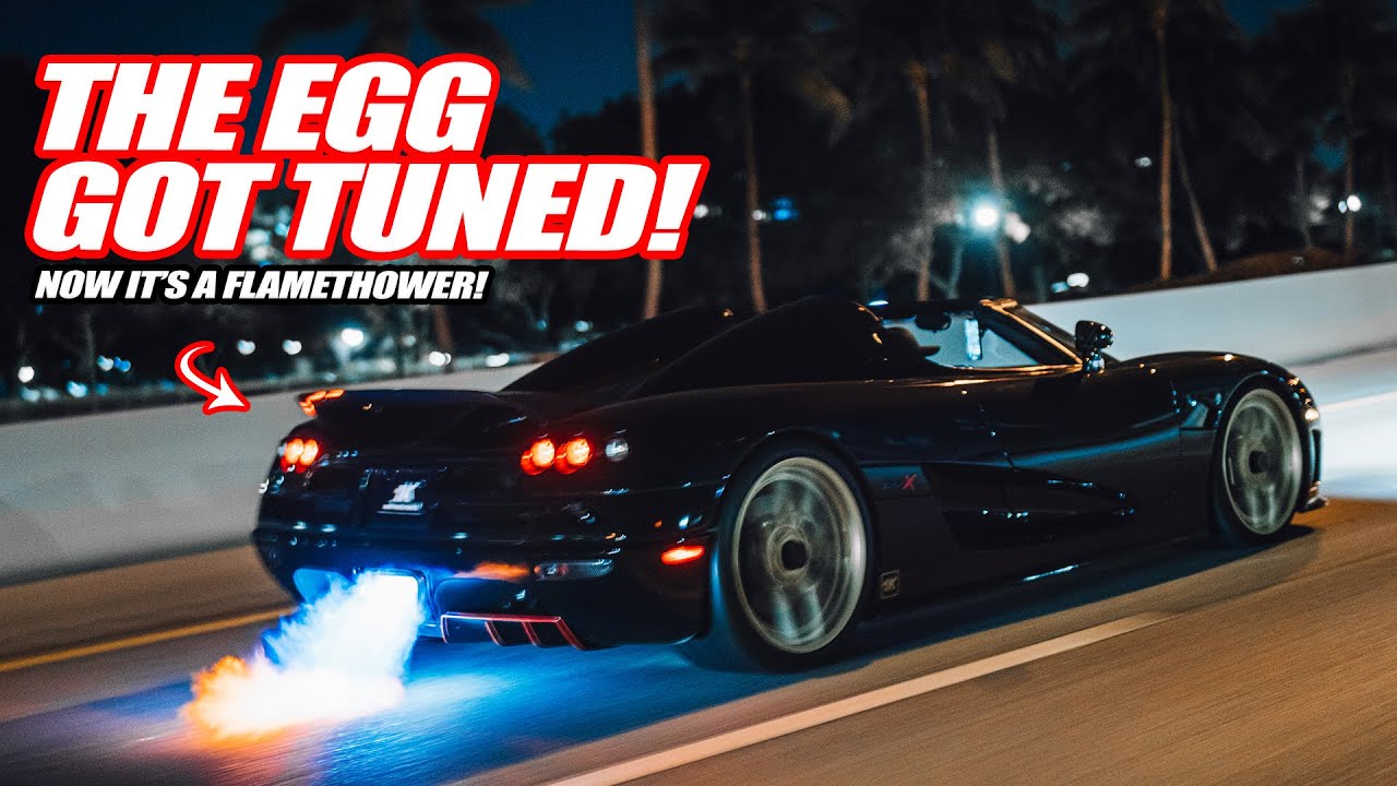 THE KOENIGSEGG CCX IS NOW A FLAMETHROWER! *HYPERCAR FLAMES* - YouTube