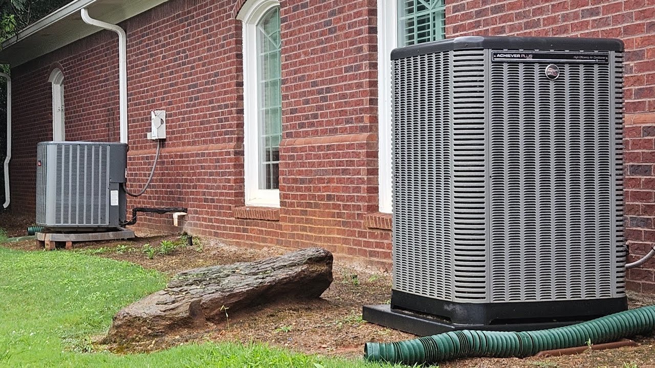 2020 5-Ton Ruud Achiever Plus and Amana ASX16 Air Conditioners - YouTube