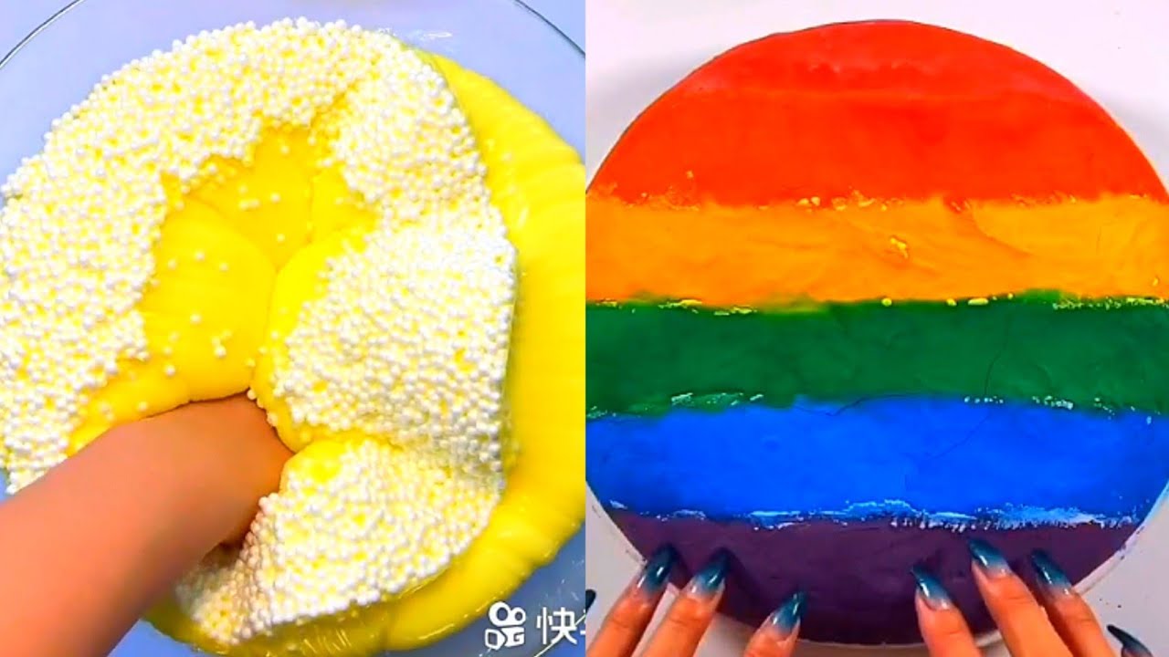 Satisfying slime videos//Most relaxing slime videos compilation ...