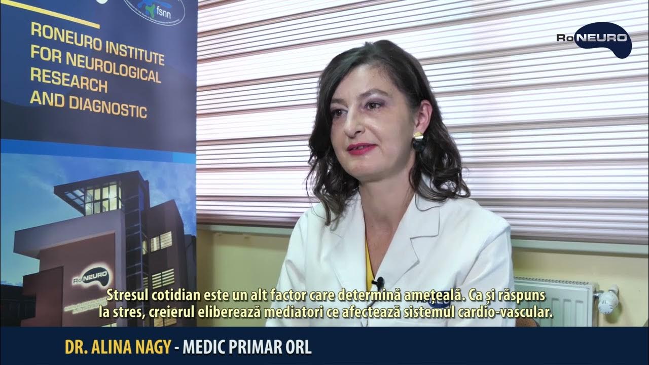 AMEȚELI- Dr. Alina Nagy, medic primar ORL - YouTube