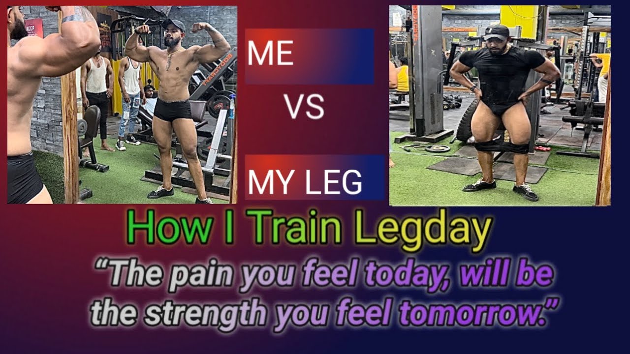 Me v/s my legs🔥 || How I Train legday🔥 II full Legs workout video II My ...