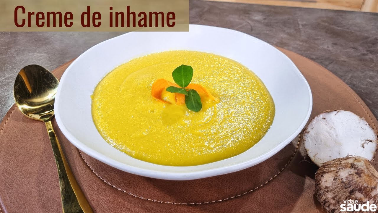 Receita: Creme de Inhame (09/05/22) - YouTube