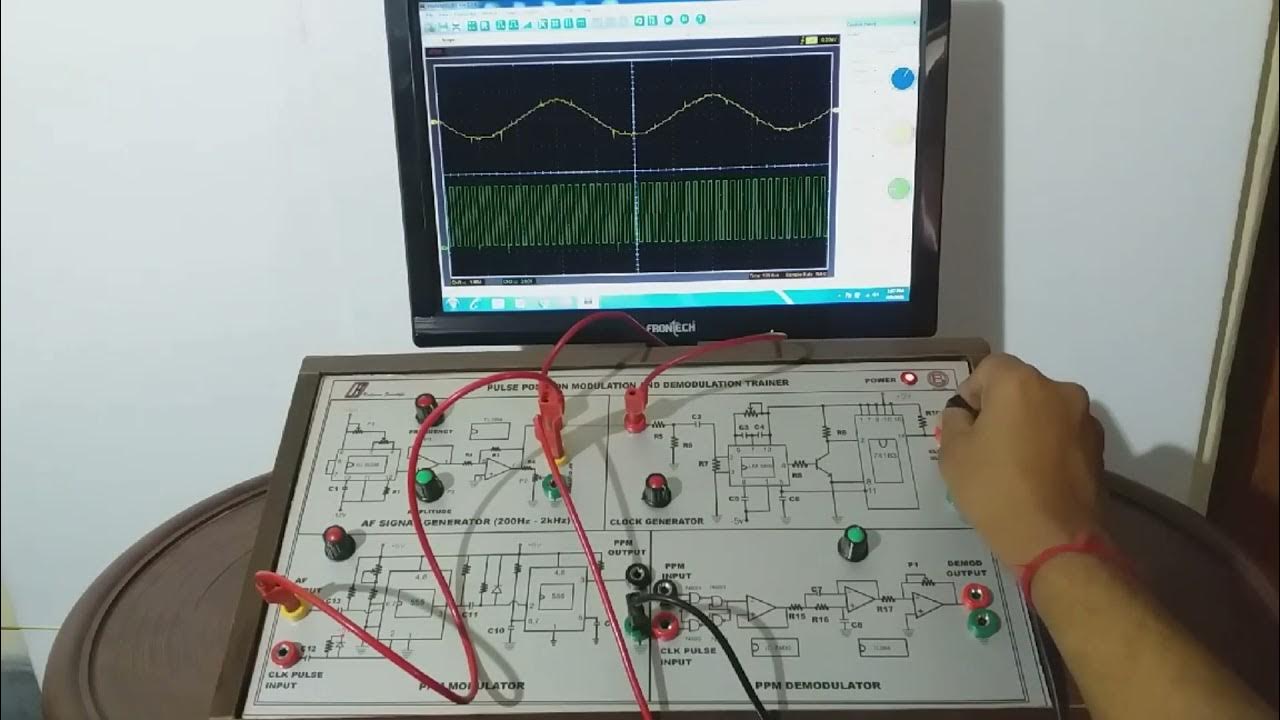 Pulse Position Modulation (PPM) and Demodulation Experiment - YouTube