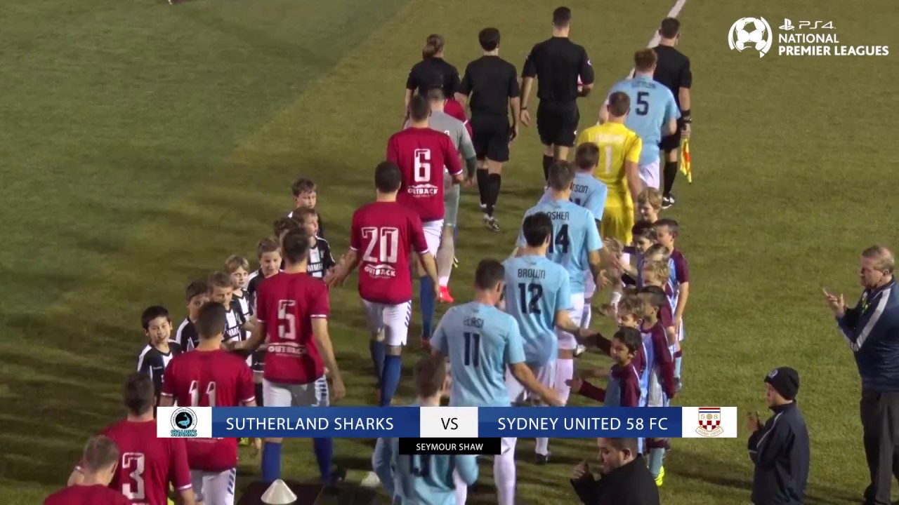 Round 15 - Sutherland Sharks vs Sydney United 58 FC - PS4 NPL NSW Men's ...
