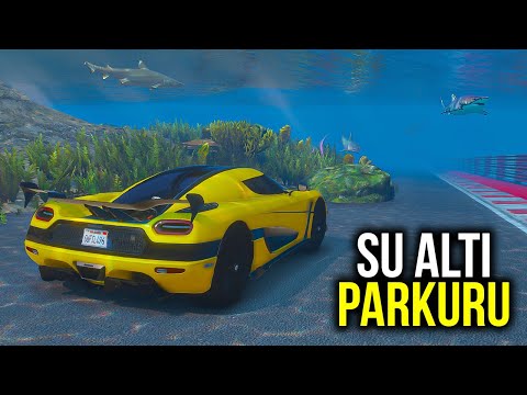 Koenigsegg Ailesi Arabalar Su Altı Parkurunda Yarış !!! Örümcek Abi ile GTA 5