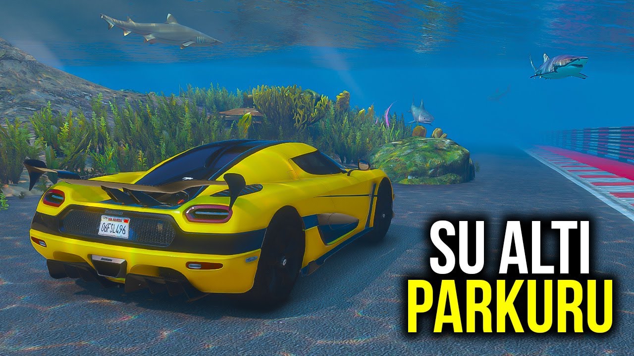 Koenigsegg Ailesi Arabalar Su Altı Parkurunda Yarış !!! Örümcek Abi ile ...