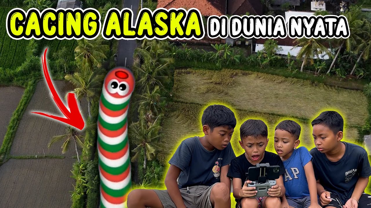 DRONE MENANGKAP PENAMPAKAN BESAR CACING ALASKA DI DUNIA NYATA || GAME ...