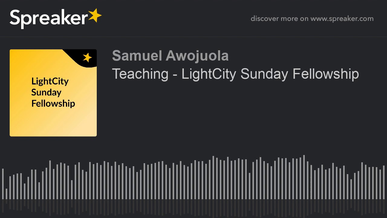 Teaching - LightCity Sunday Fellowship - YouTube