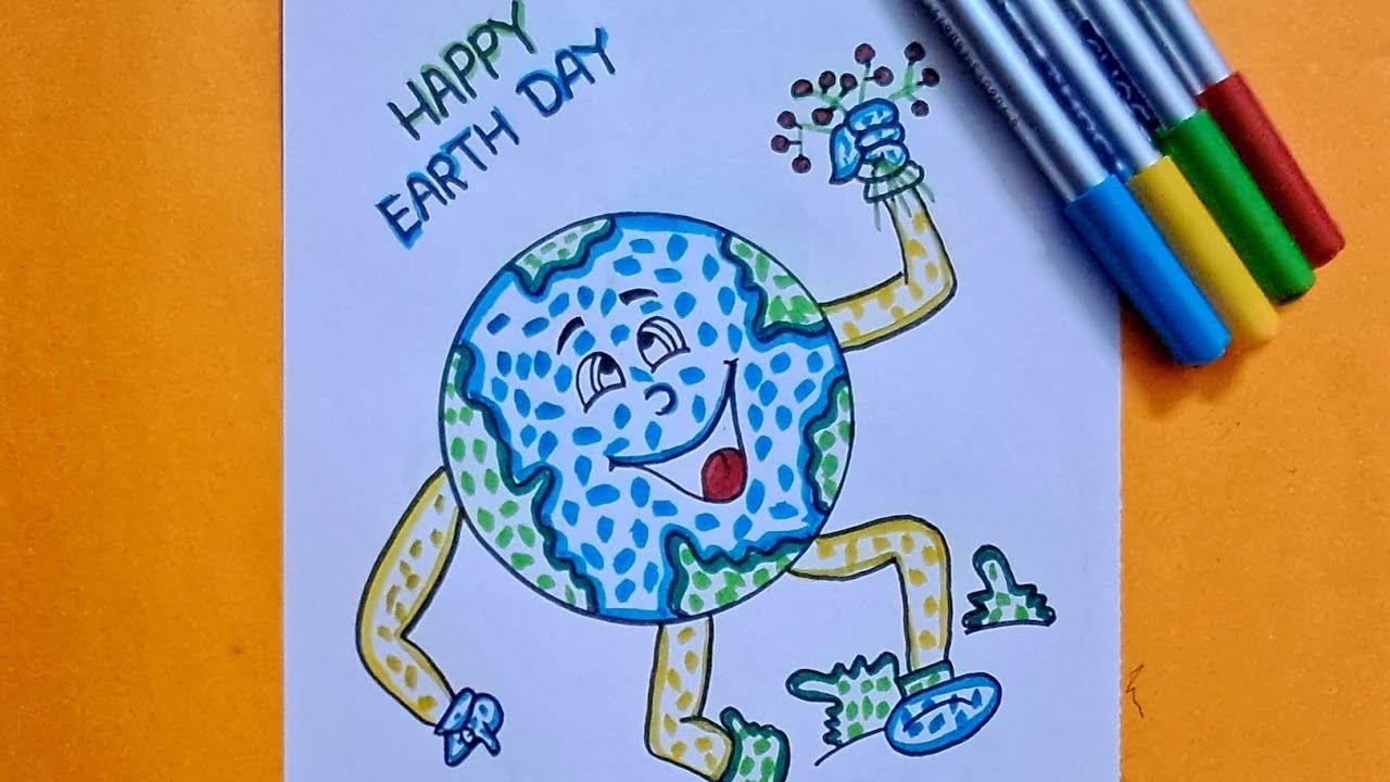 Happy Earth 🌎 day special drawing ll Save Earth day drawing ll Save ...