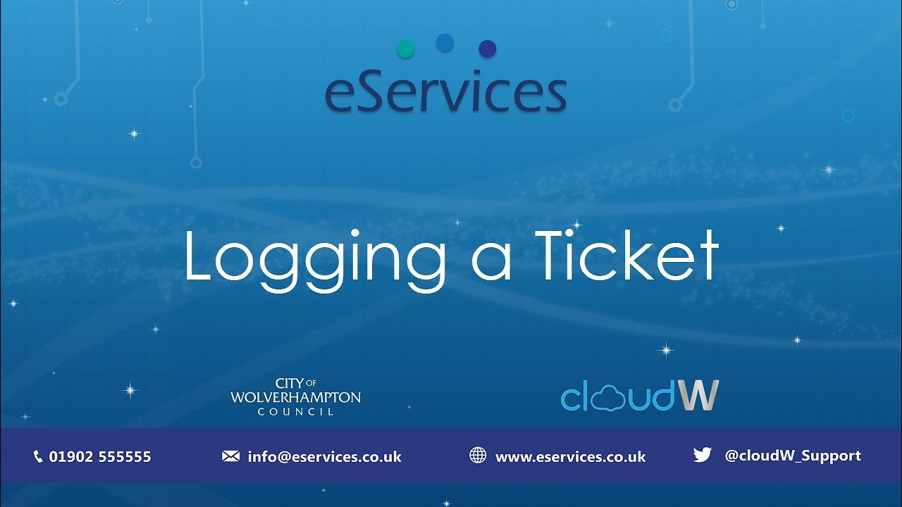 Logging a Ticket - YouTube