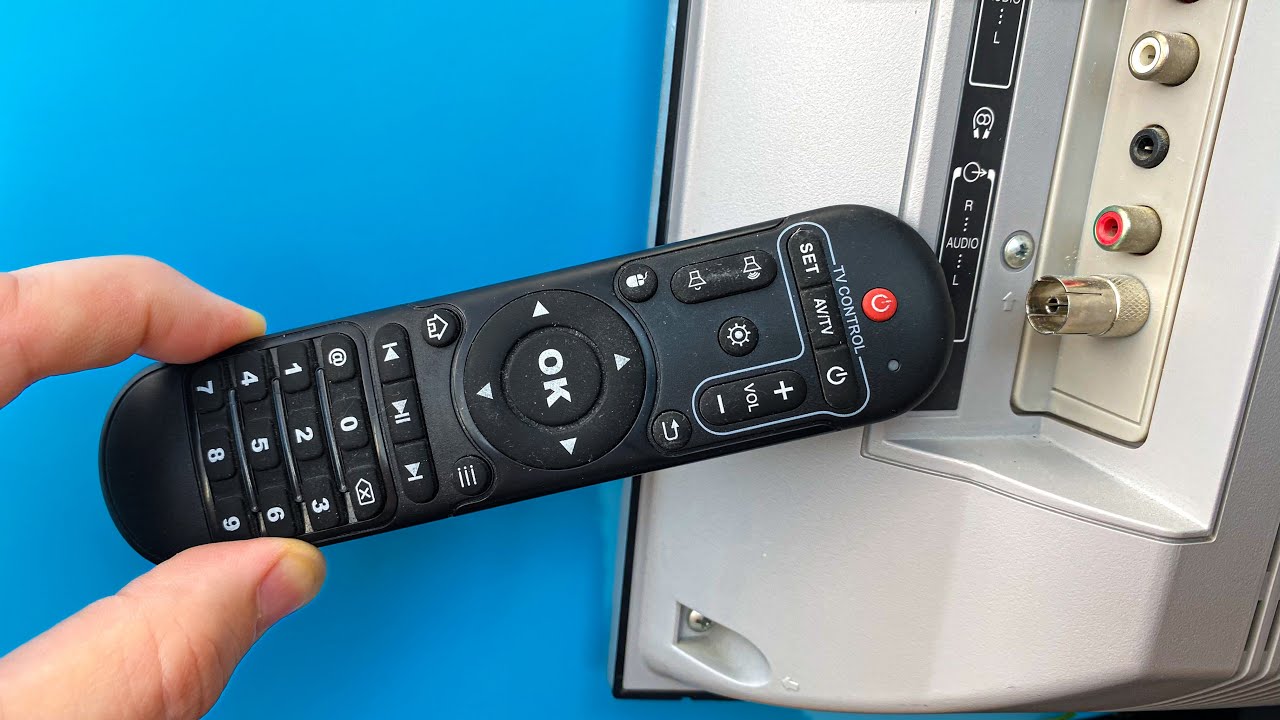 Insert the REMOTE CONTROL into the TV and watch all the channels of the ...
