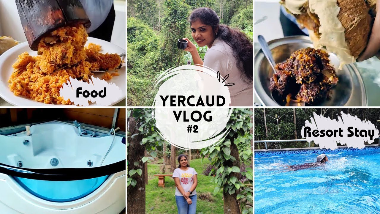 Yercaud Resort Stay | The Brook Resort | Part 2 | Tribal Food | Bamboo ...