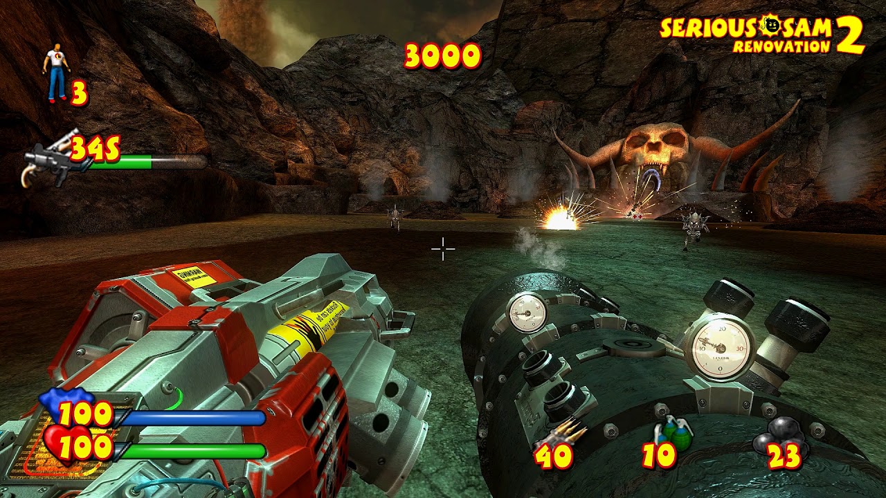 Serious Sam 2: Renovation - "Combo Weapons Power-Up" Demonstration ...