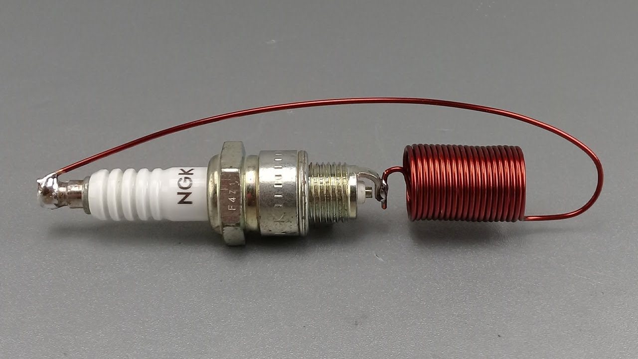 Amazing 220V Free Electricity Generator 100% From Big Spark Plug With ...