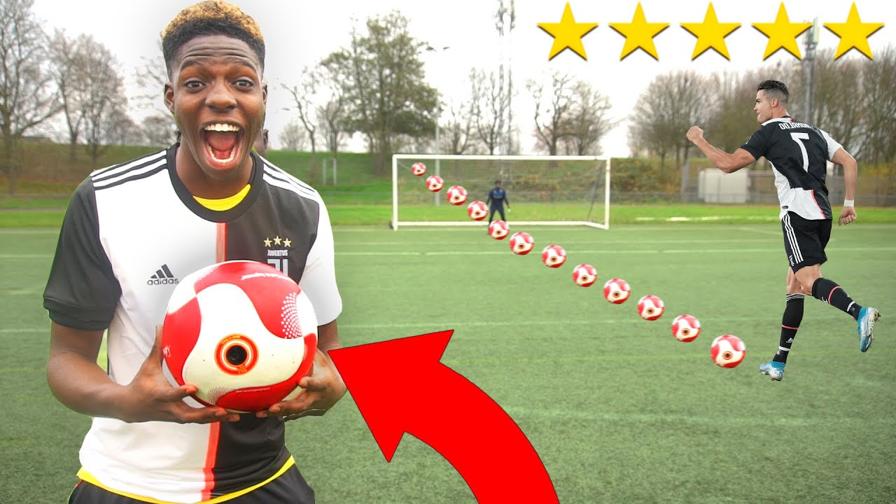Most OVERPOWERED FOOTBALL Ever! CURVE Like CRISTIANO RONALDO - YouTube