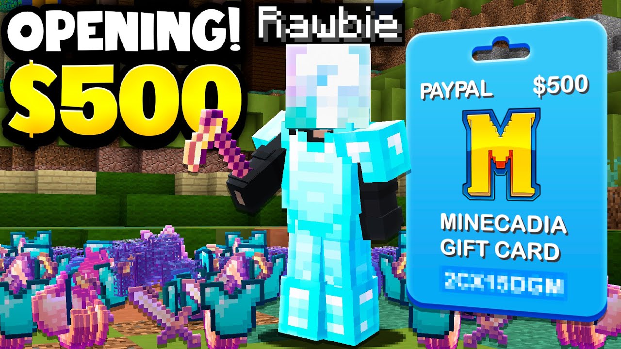 I SPENT *$500* ON MINECADIA HYPEBOXES... (INSANE) | Minecraft Kitmap ...