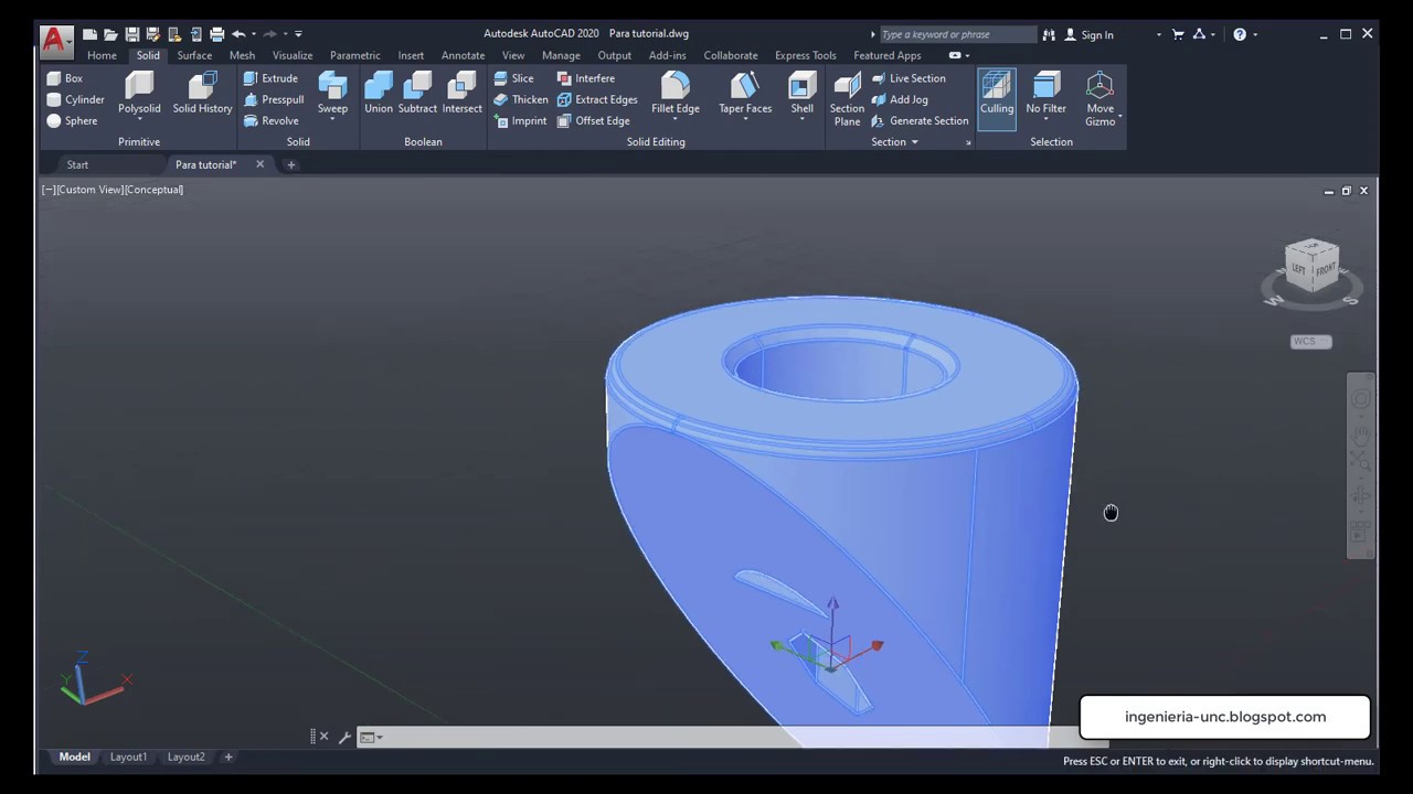 Eliminar Fillet Edge y Chamfer Edge en AutoCAD - YouTube
