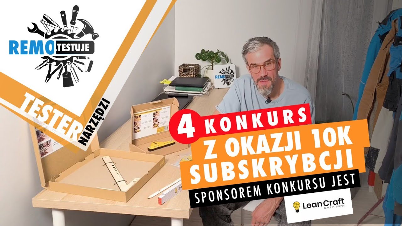 4.Konkurs z okazji 10 k na moim kanale YouTube sponsorem marka Lean ...