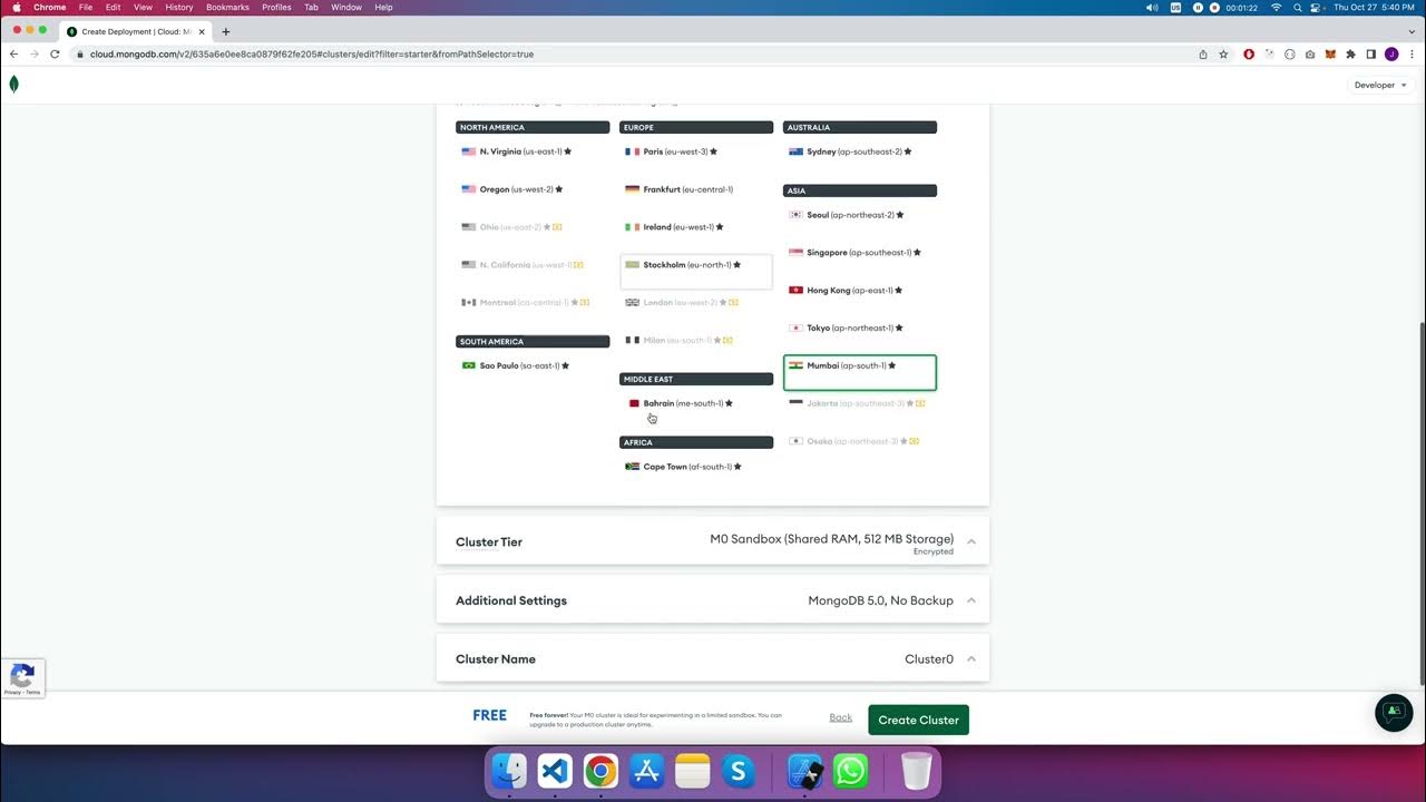 How to connect mongodb using mongoose in nodejs - YouTube