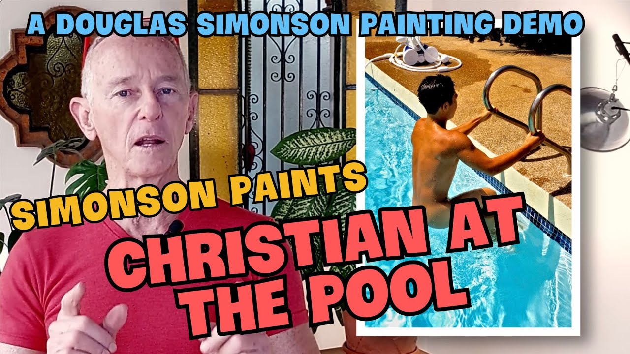 SIMONSON PAINTS CHRISTIAN AT THE POOL - YouTube