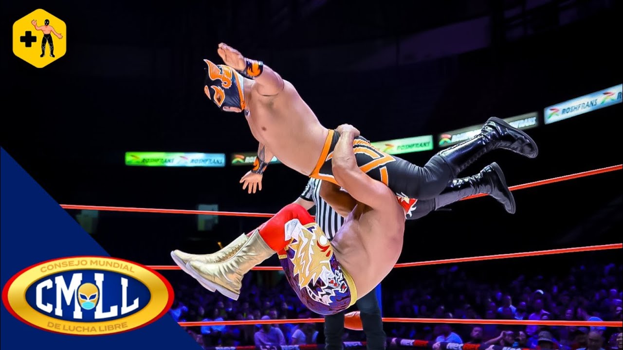 CMLL | Valiente derrota en match relámpago a Neón - YouTube