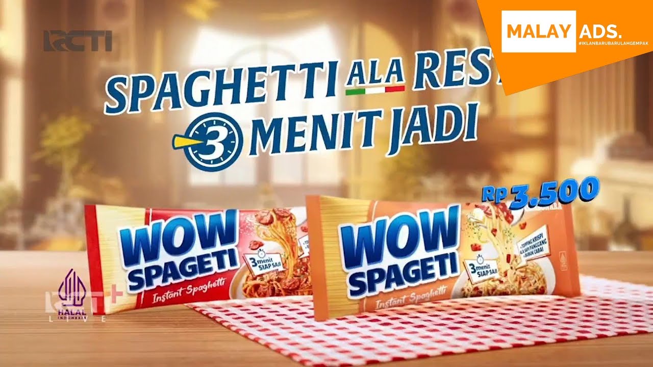 BARU! WOW Spageti Instant Spaghetti - Spaghetti Ala Resto 3 Menit Jadi ...